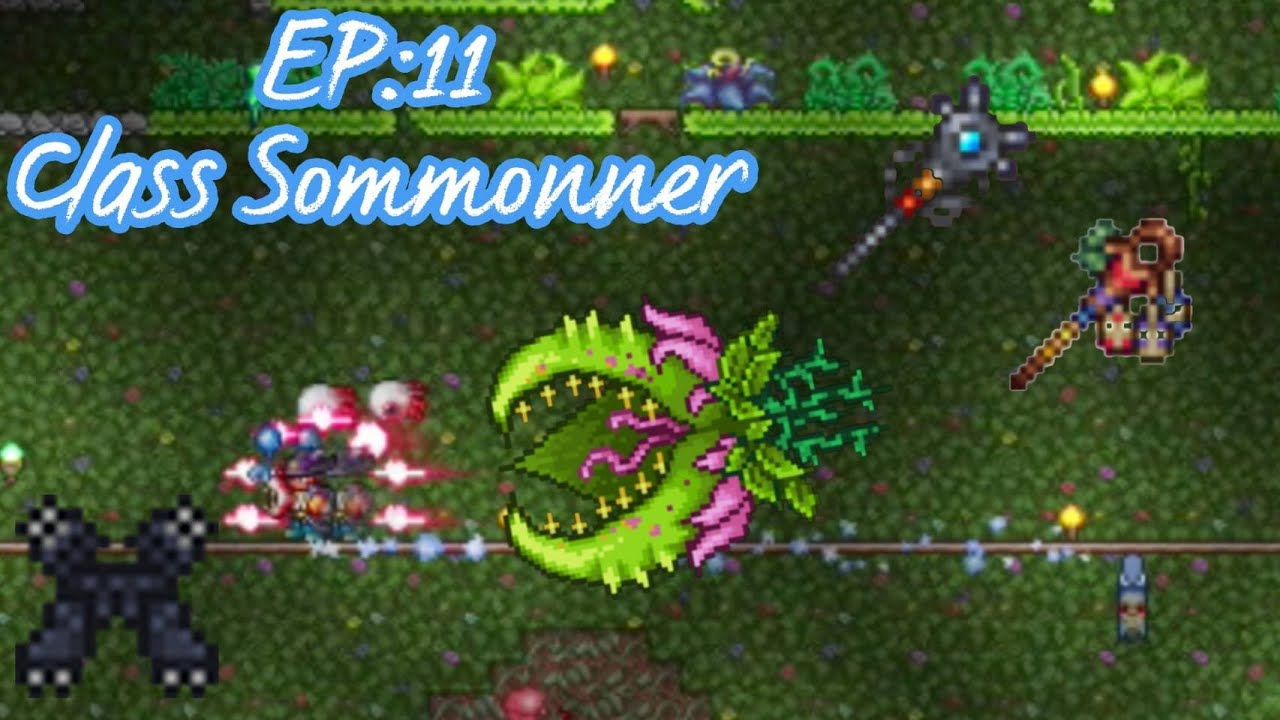 Terraria สาย Sommonner EP11 สู้PlanteraหาคฑาPygmyและDeadly Sphereและทำ ...