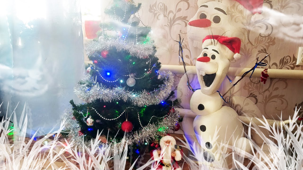 КАК СДЕЛАТЬ ОЛАФА,ОЛАФ СВОИМИ РУКАМИ НОВОГОДНИЕ ИГРУШКИ СВОИМИ РУКАМИ ...