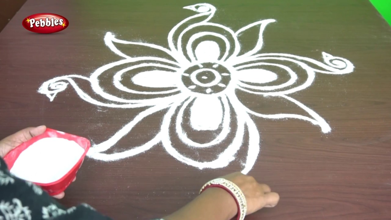 Kolam | Learn how to draw creative kolam designs - easy rangoli designs ...
