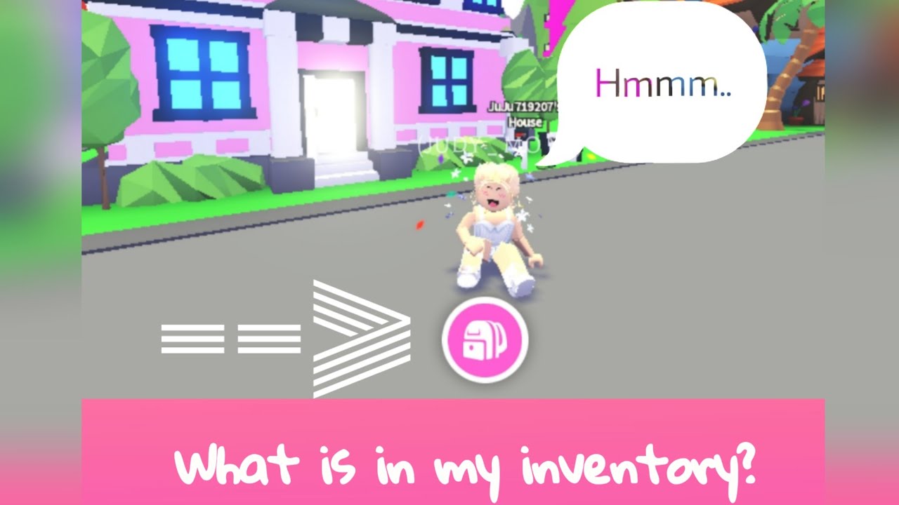 What is in my INVENTORY!?! (Reveal) *Adopt me* - YouTube
