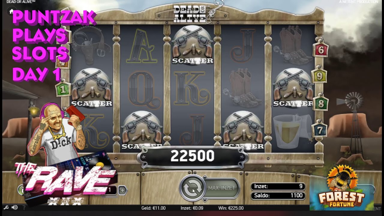 BIG WIN WAGERING ON LOW STAKES DAY 1 OF 3 - THE RAVE -FORTUNE FOREST ...