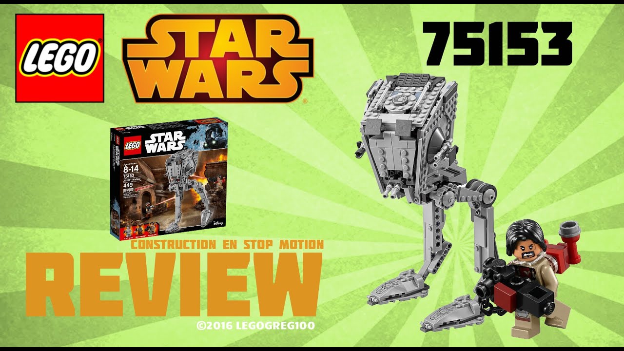 LEGO STAR WARS ROGUE ONE : AT-ST WALKER ! set 75153 - YouTube