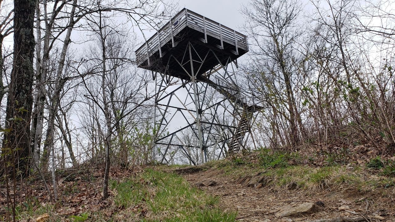 Wesser Bald Fire Tower - Appalachian Trail - Franklin, North Carolina ...