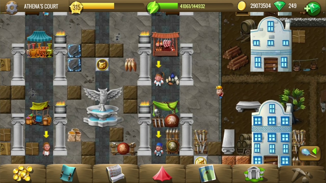 Athena's Court - #7 Athena - Diggy's Adventure - YouTube