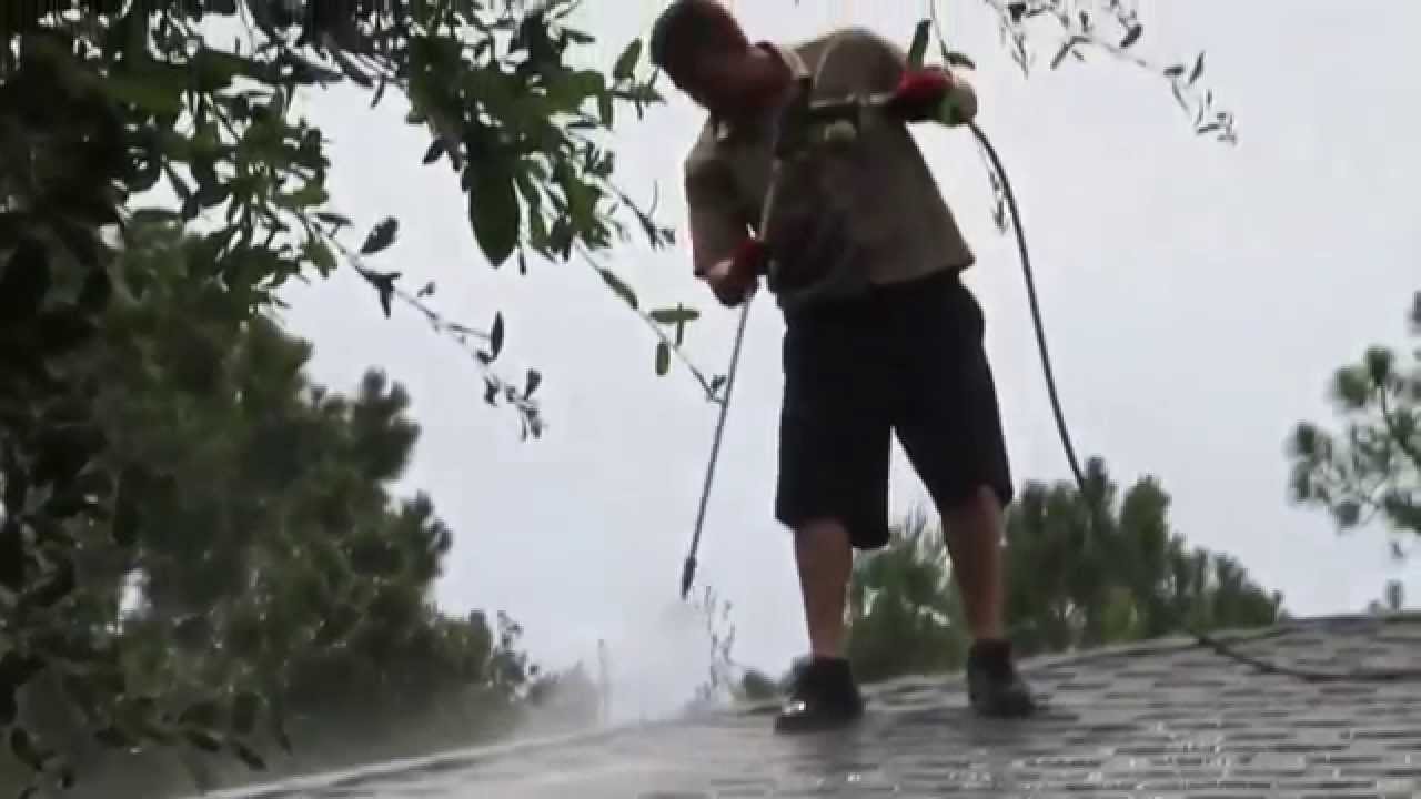 Simix Multi-Surface Cleaner Removes Mold And Fungus From Rooftops - YouTube