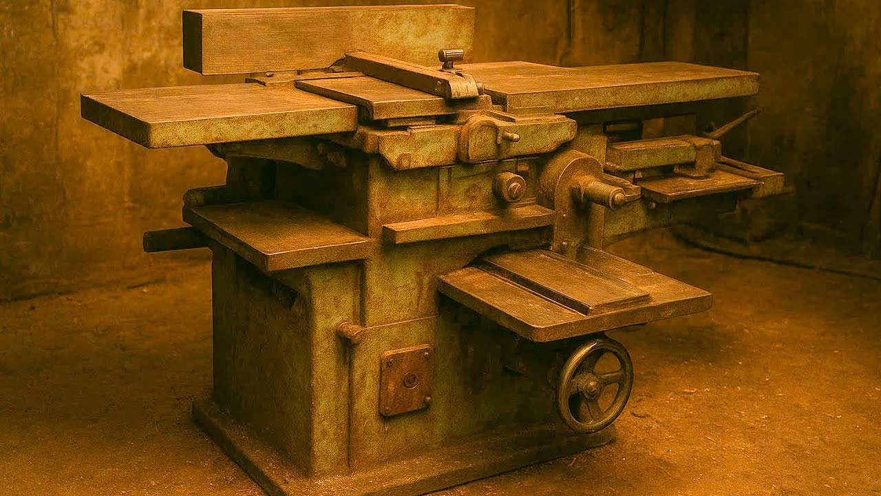 Reviving a 3-in-1 Woodworking Relic After Decades of Neglect - YouTube