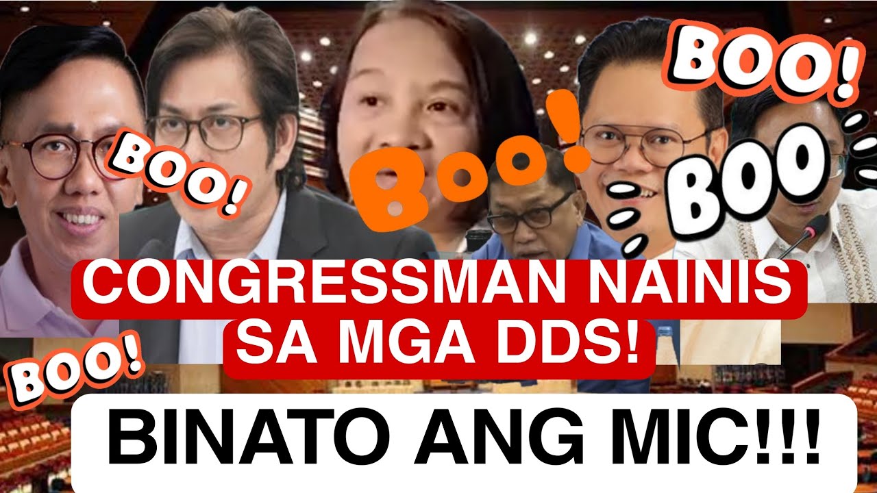 CONGRESSMAN BINATO ANG MIC! NAINIS SA MGA DDS SUPPORTERS! - YouTube