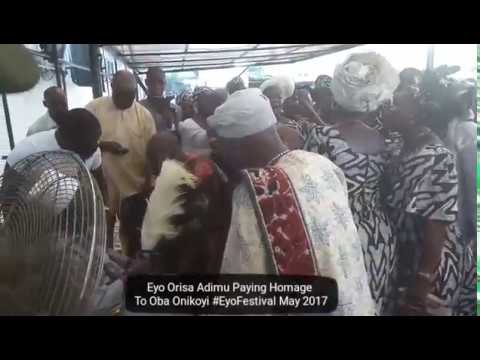 Eyo Orisa Adimu's Homage To Oba Onikoyi - YouTube