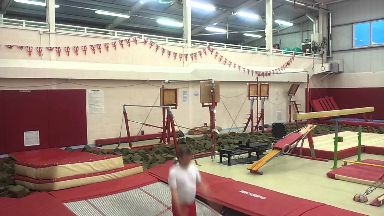 Full twisting straight front somersault - YouTube
