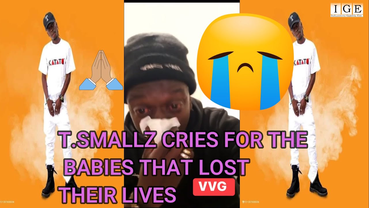Breaking| T.smallz cries out loud for the children that lost their ...