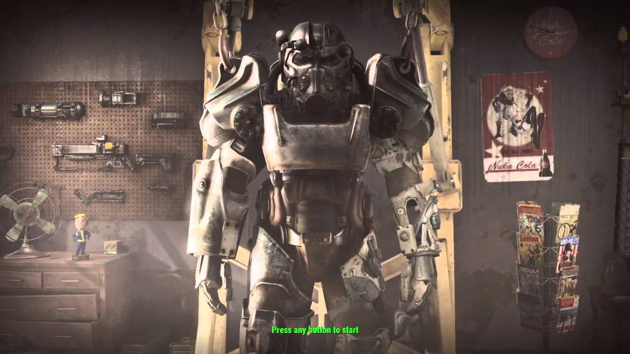 Fallout 4 MAIN THEME AND TITLE SCREEN - YouTube