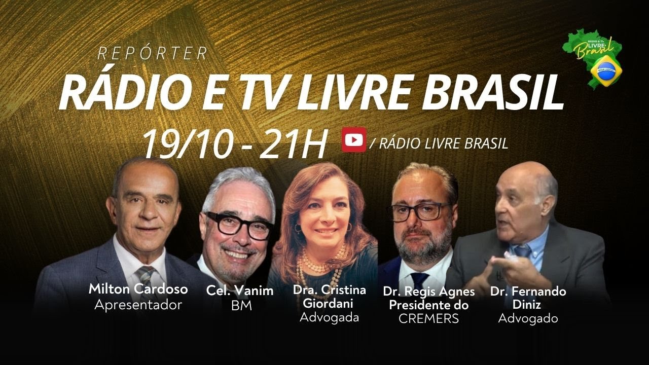 Reórter Rádio e TV Livre Brasil. 19/10/25. - YouTube