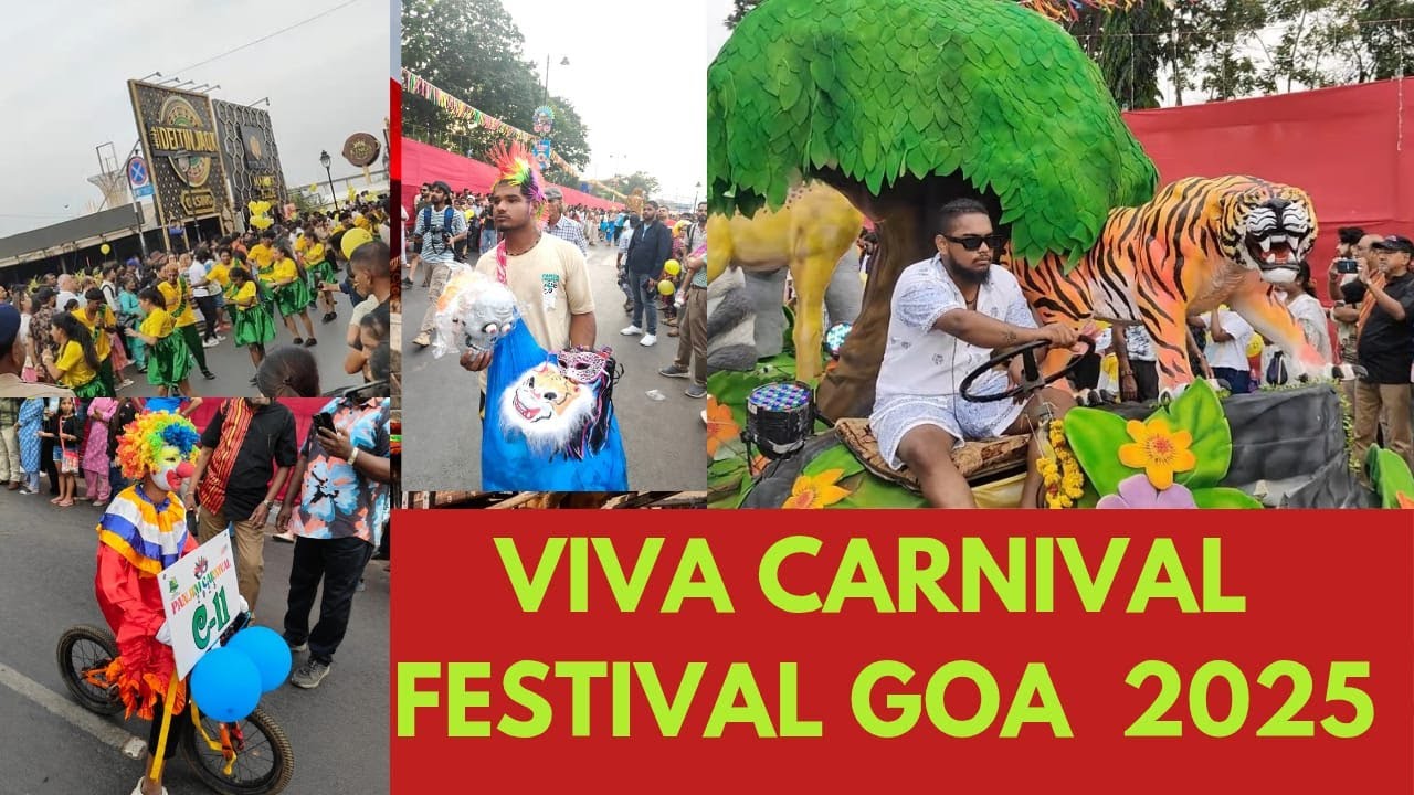 VIVA CARNIVAL FESTIVAL, PANJIM, GOA 2025 ( PART-1) - YouTube