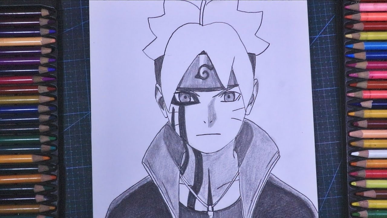 How To Draw Boruto (Karma) || Boruto || Anime Drawing Step By Step ...