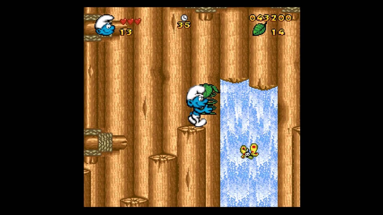The Smurfs SNES Walkthrough on Hard Difficulty - YouTube