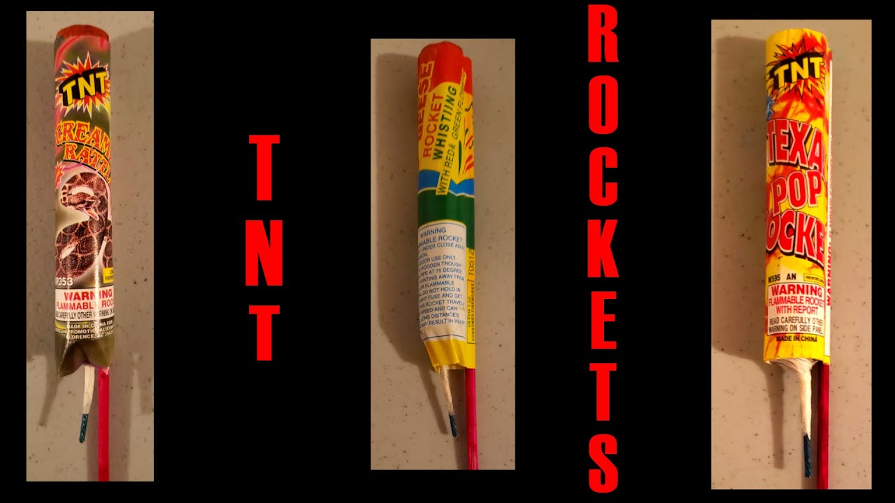 Lighting a Few ROCKETS by TNT FIREWORKS - YouTube