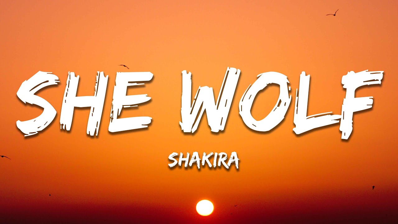 Shakira - She Wolf (Lyrics) sped up - YouTube