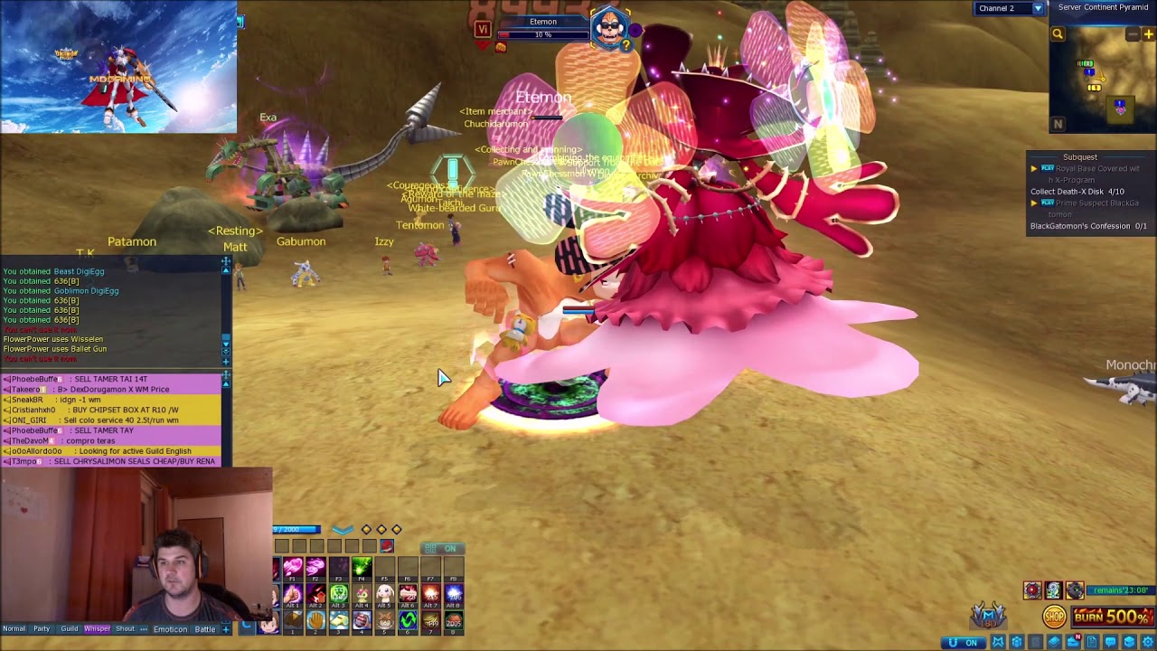 Rafflesimon Showcase + Rafflesimon VS EDG Digimon Masters Online - YouTube