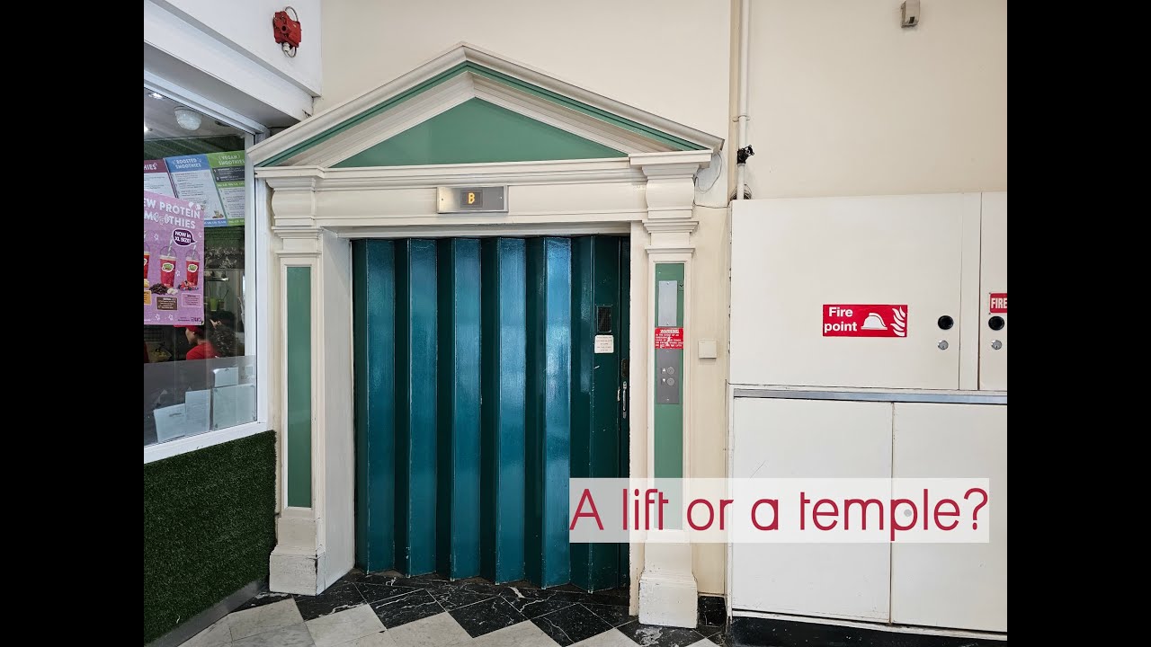 1987 gated KONE freight elevator - Stephen's Green shopping centre Dublin, Ireland - YouTube