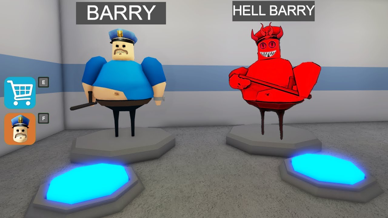 BARRY PRISON RUN NEW MORPHS! Obby Walkthrough FULL GAME Roblox obby ...