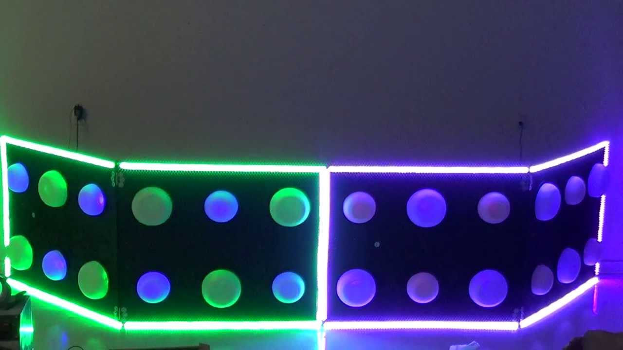 LED dj Booth - YouTube