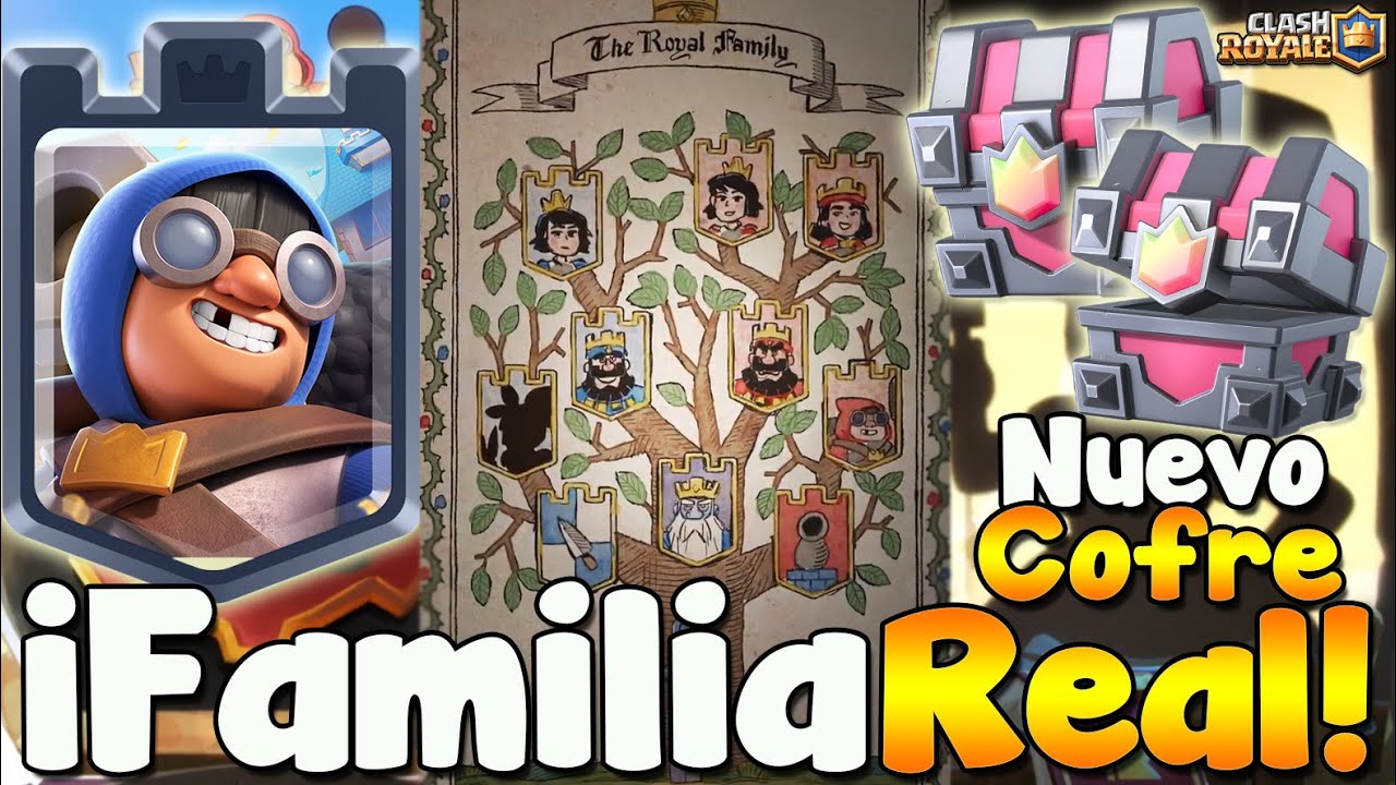 NUEVOS COFRES Y ÁRBOL GENEALÓGICO DE LA FAMILIA REAL CLASH ROYALE 😱 ...