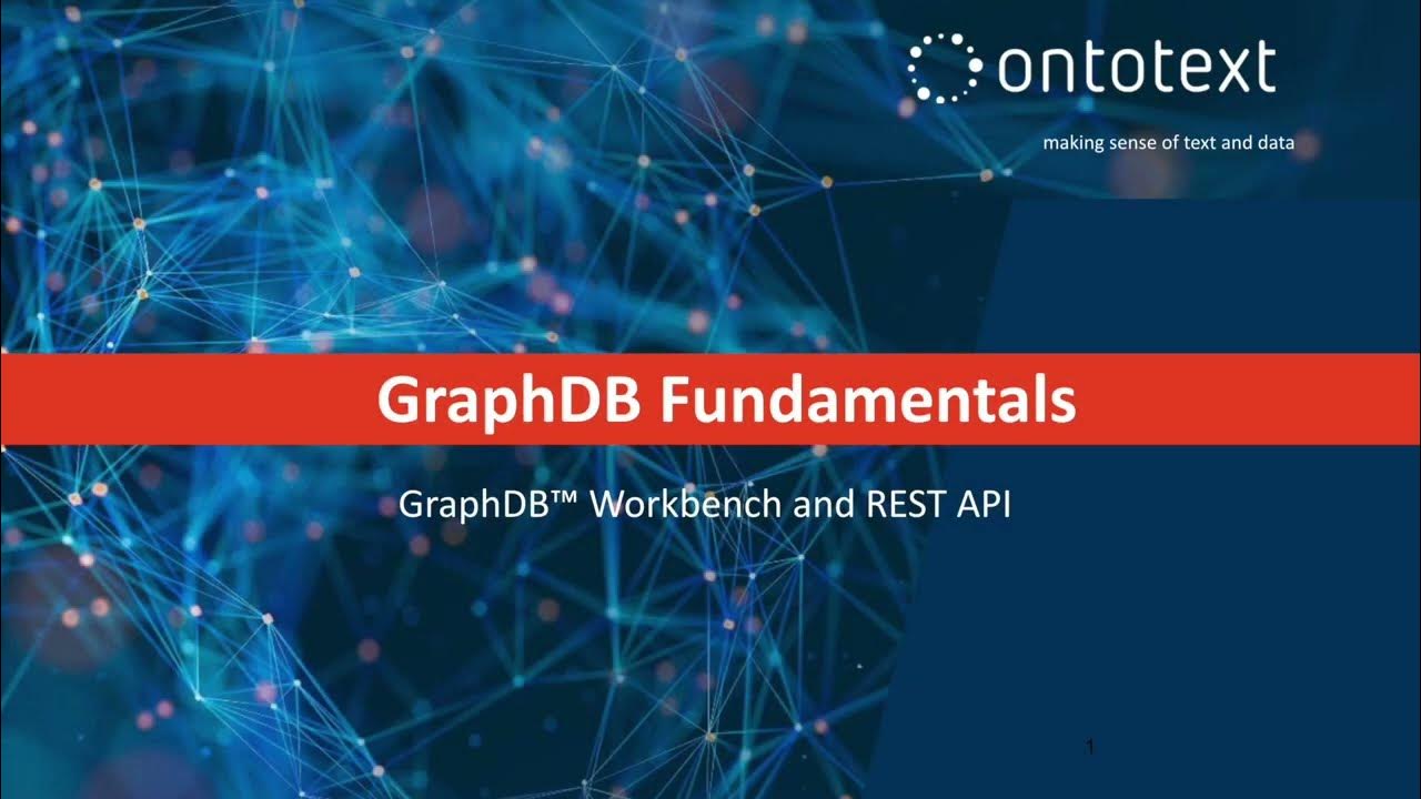 5 Graphdb Fundamentals Workbench And Rest Api Youtube