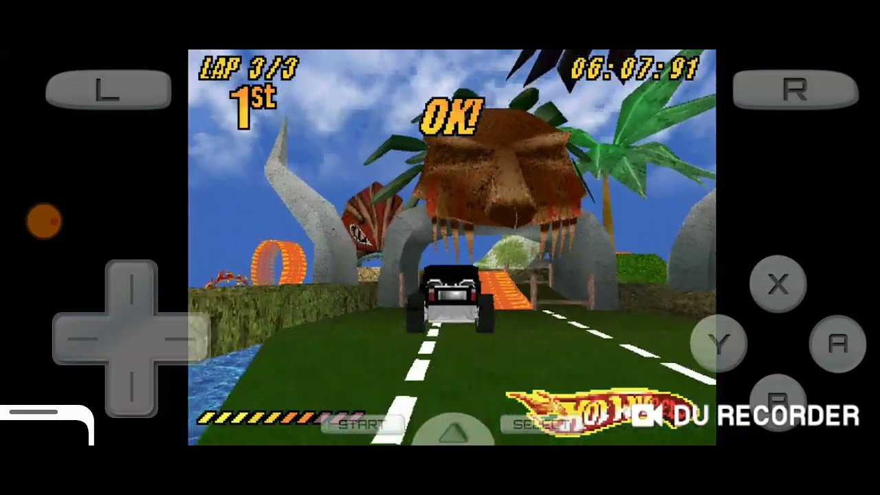 Hot Wheels Beat That DS Bone Shaker Gameplay - YouTube