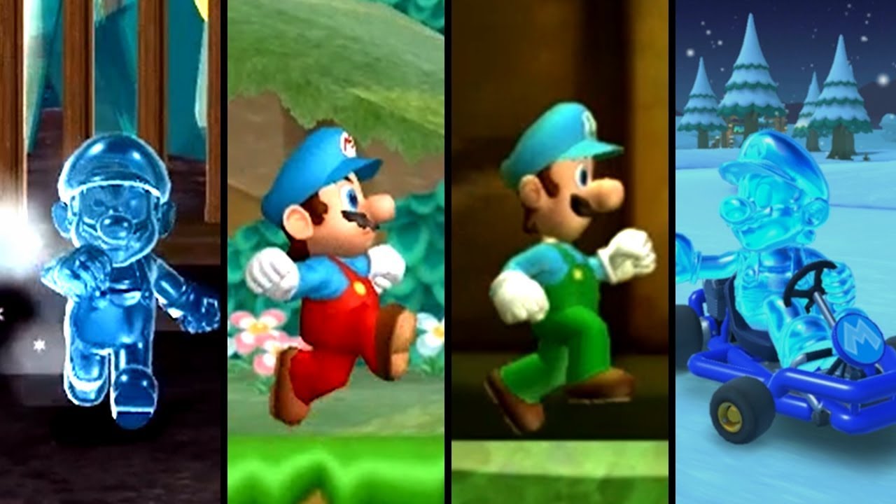 Evolution of Ice Mario in Super Mario Games (2007-2020) - YouTube