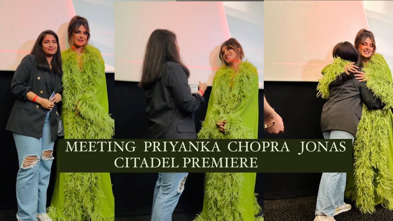 CITADEL PREMIERE | MEETING PRIYANKA CHOPRA JONAS , Nick Jonas , Richard ...