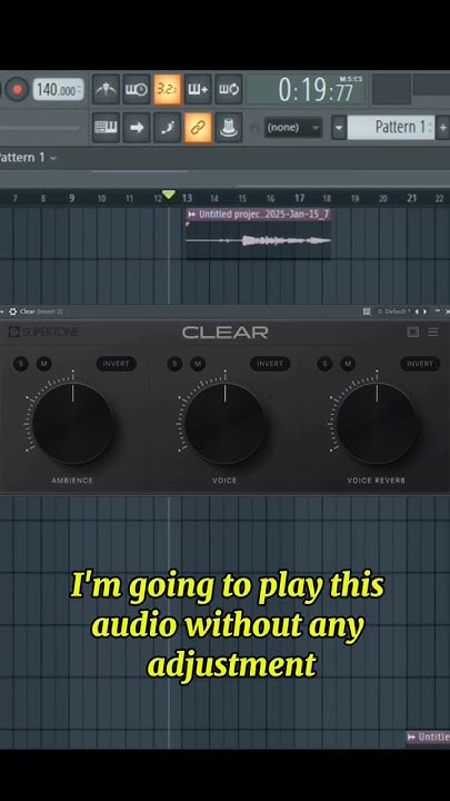 [Supertone Clear] noise remover plugi - YouTube