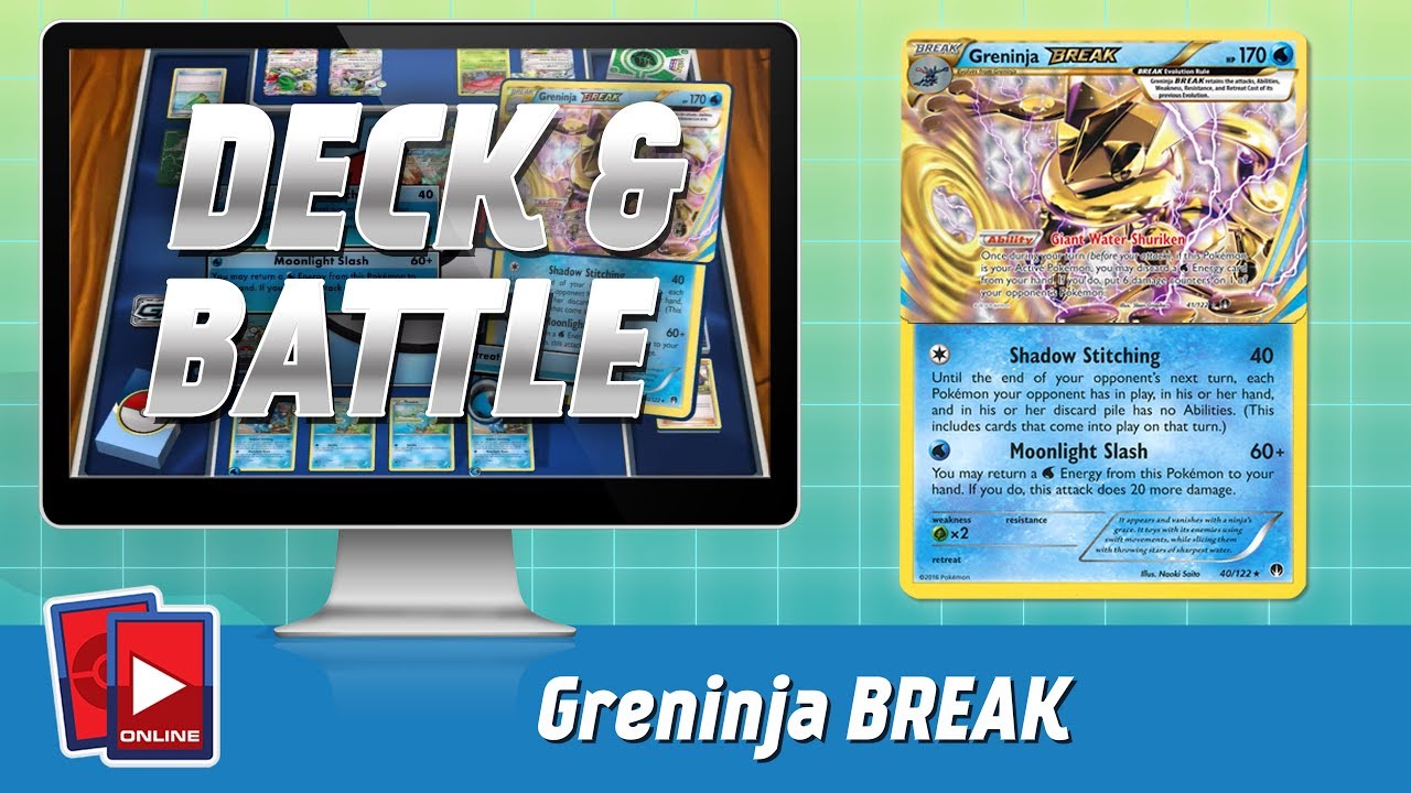 Greninja BREAK Deck & Battle (PRC-Guardians Rising) - YouTube