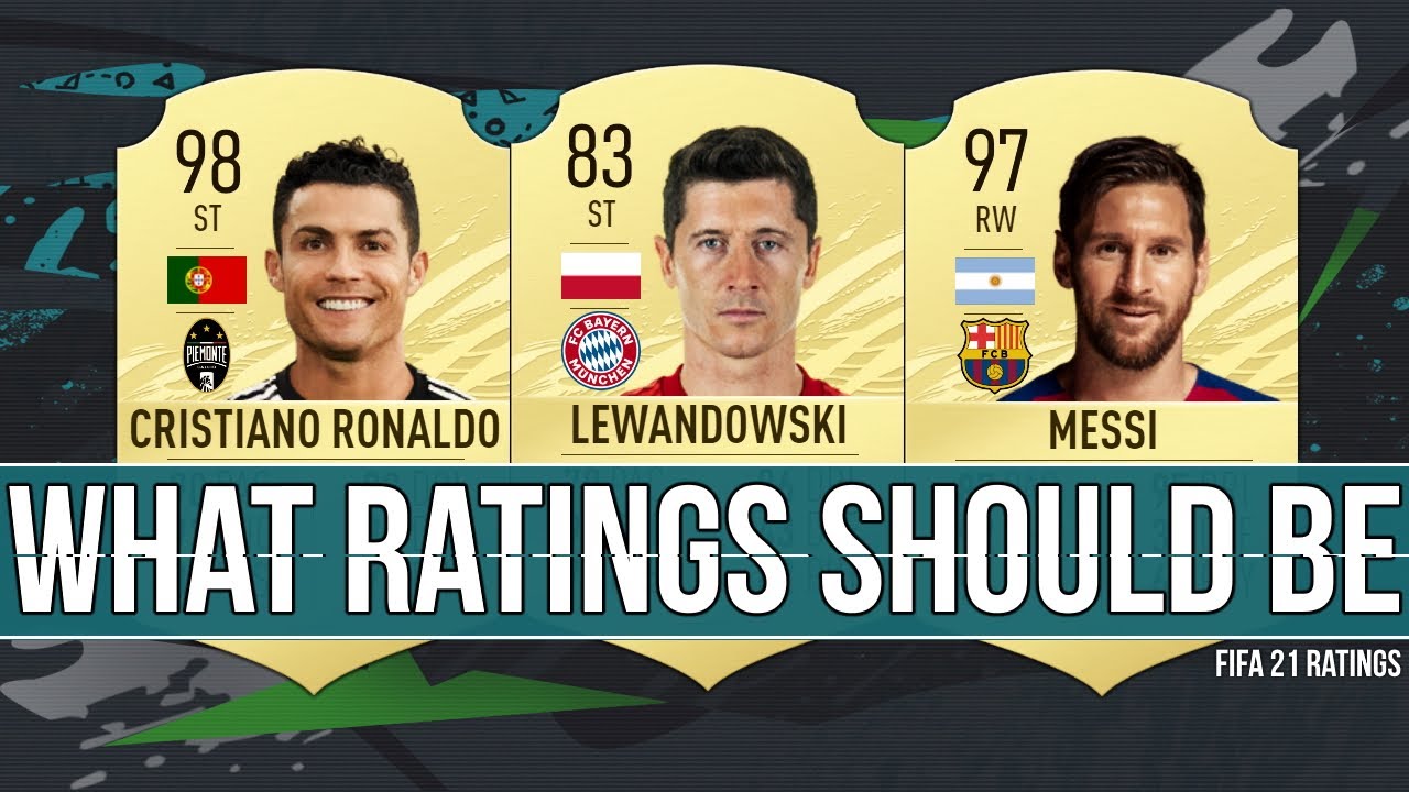FIFA 21 || WHAT THE TOP PLAYER RATINGS SHOULD HAVE BEEN !? - YouTube