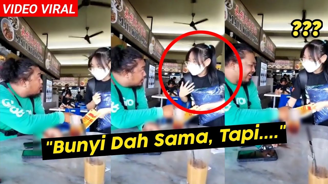 Abang Grabfood Cuba Cakap Bahasa Cina, REAKSI Amoi Bikin Terhibur - YouTube