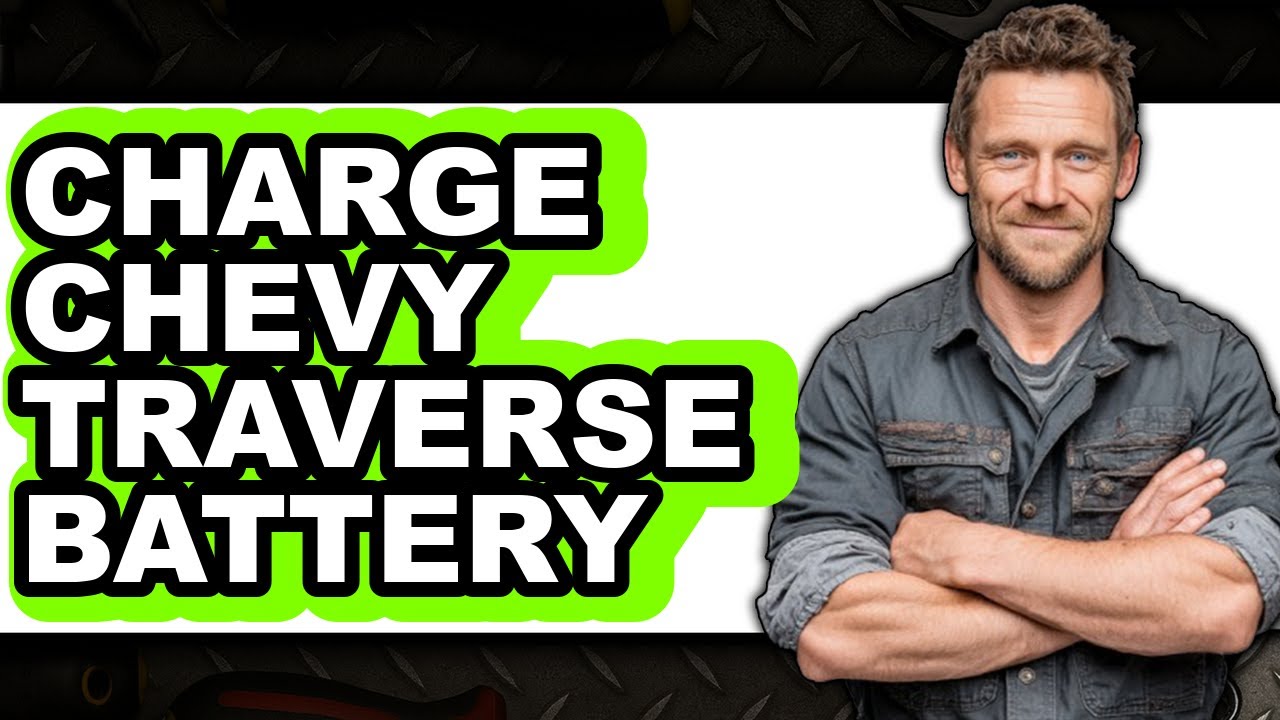 How to Charge Chevy Traverse Battery (Full Guide) - YouTube