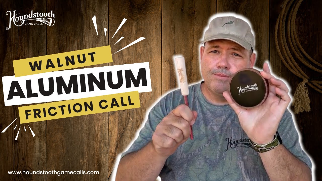 Walnut Aluminum Turkey Friction Call Demo | Best Handmade Wild Turkey ...