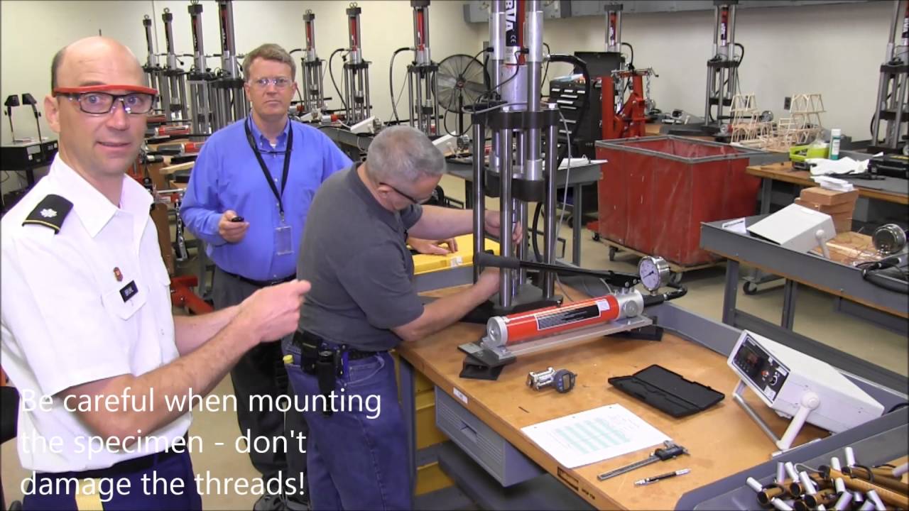 Uniaxial Tension Test Procedures - YouTube