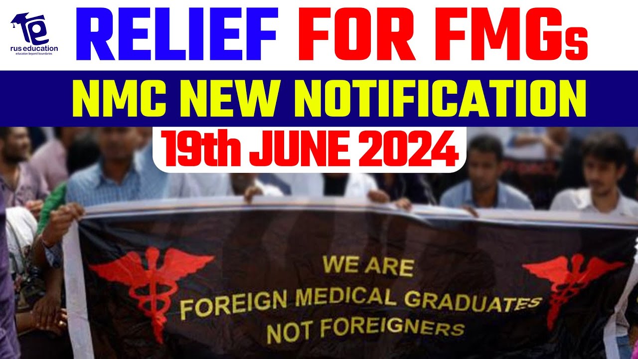 19th June NMC Notification | Internship for FMGs Revoked | Mbbs in Russia - YouTube