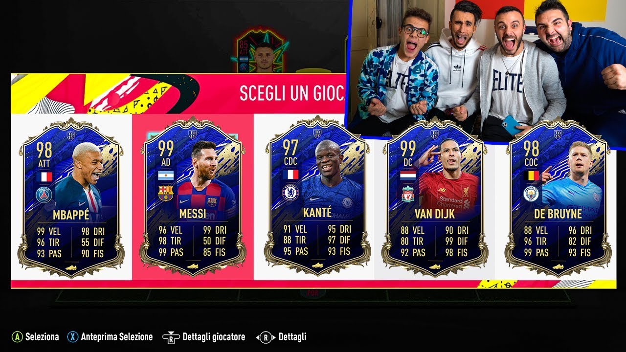 😍 LA SQUADRA COMPLETA DEI TOTY! TEAM OF THE YEAR DRAFT CHALLENGE | FIFA ...