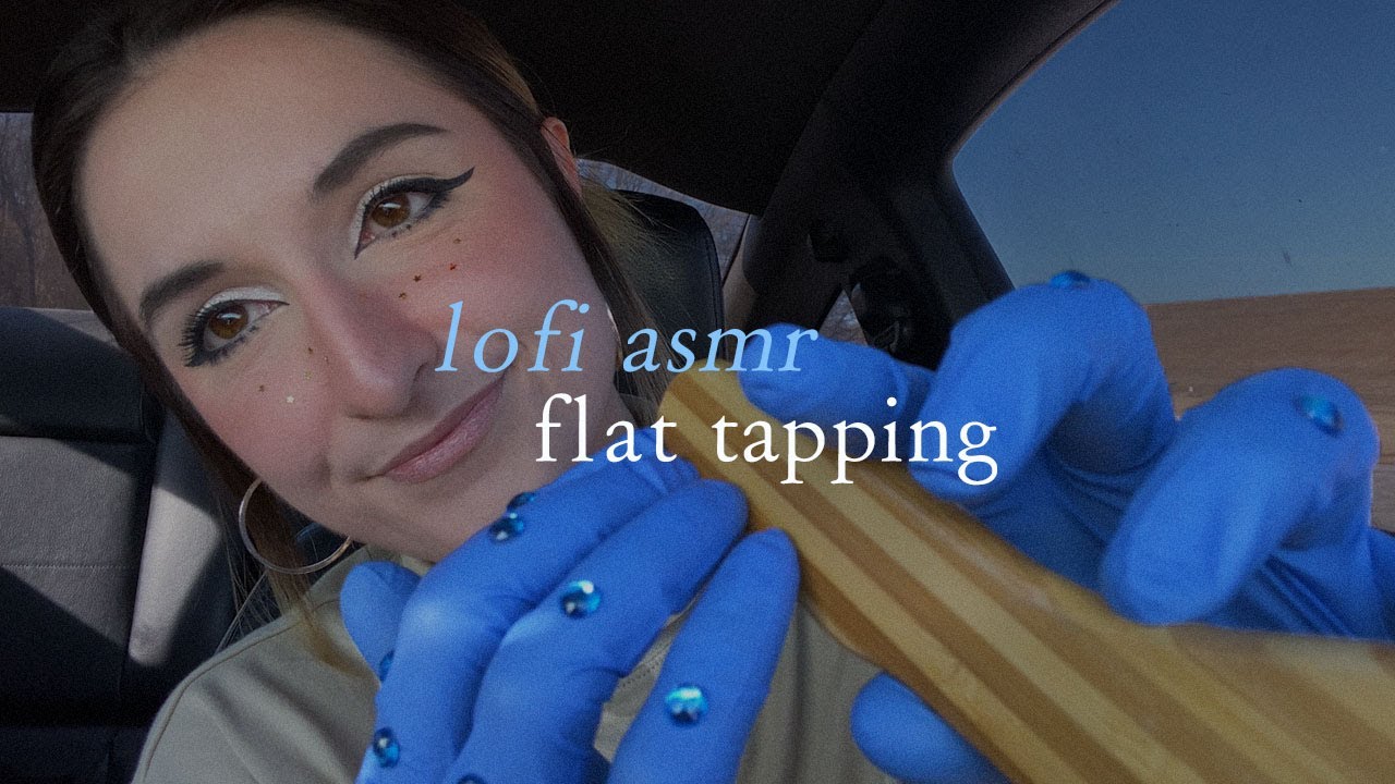 ASMR flat FAST tapping w/ gloves (lofi, no talking) - YouTube