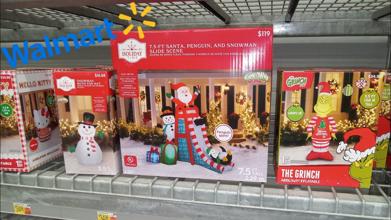 Christmas 2024 inflatables just starting to show up at Walmart - YouTube