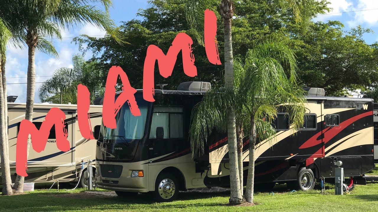 Miami South Beach and Miami Everglades Encore RV resort - YouTube