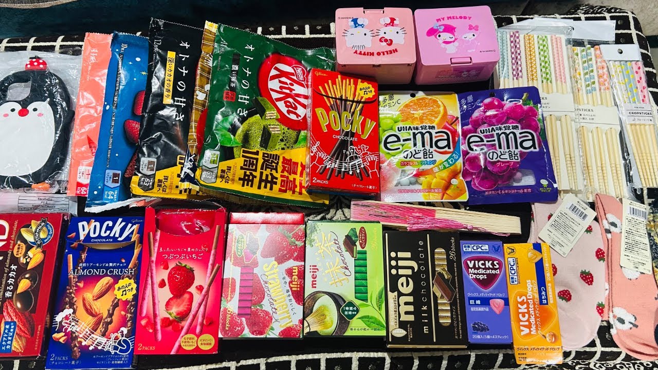 Unboxing Delicious Japanese Sweet＆Snacks – Sweet Surprises Await! - YouTube