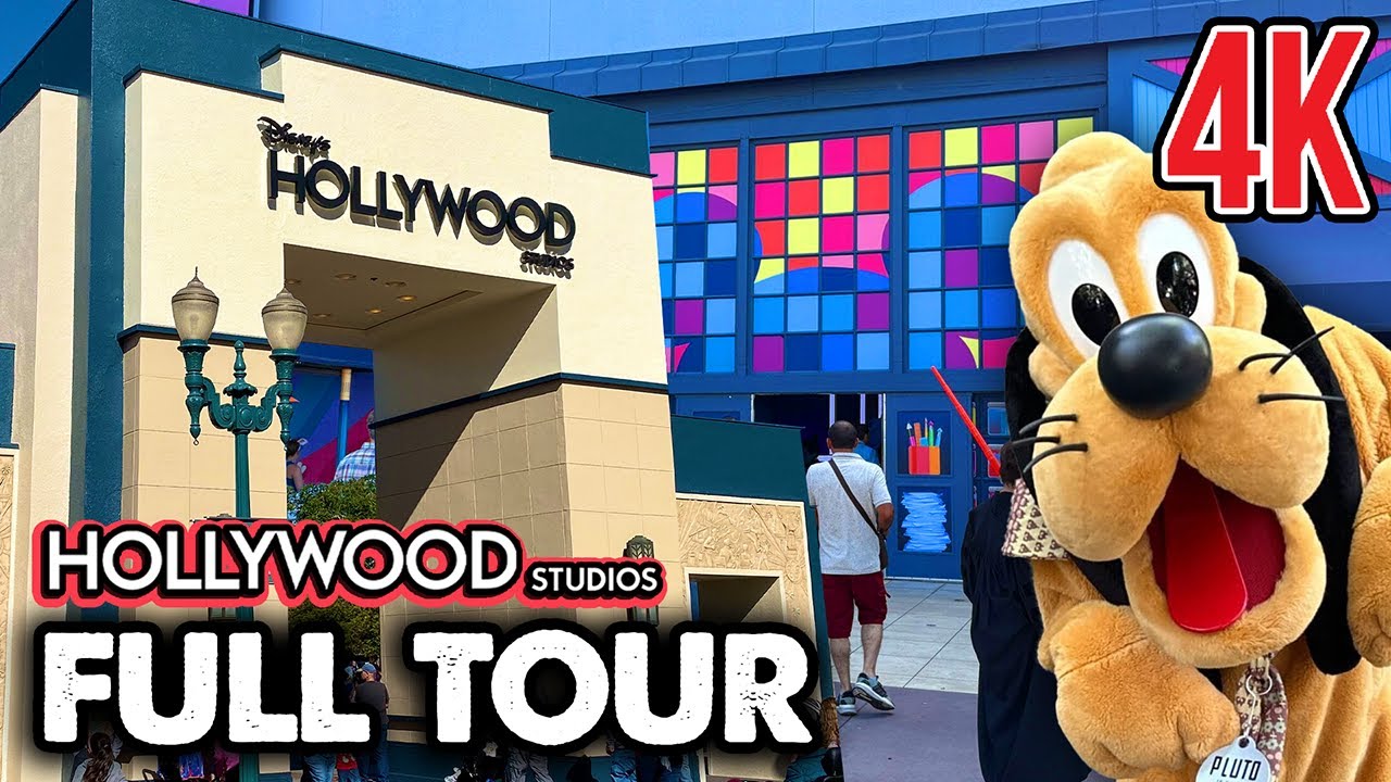 FULL 4K TOUR of Animation Courtyard at Disney's Hollywood Studios - YouTube