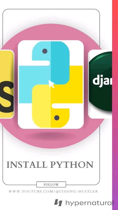 ازاي تثبت بايثون في 30 ثانية !! #python #django #programming #coding #javascript #django ...
