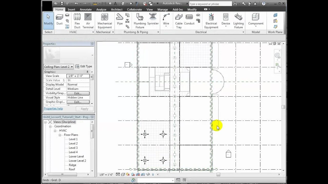 Revit MEP - Modeling Closed Plenum HVAC Systems - YouTube