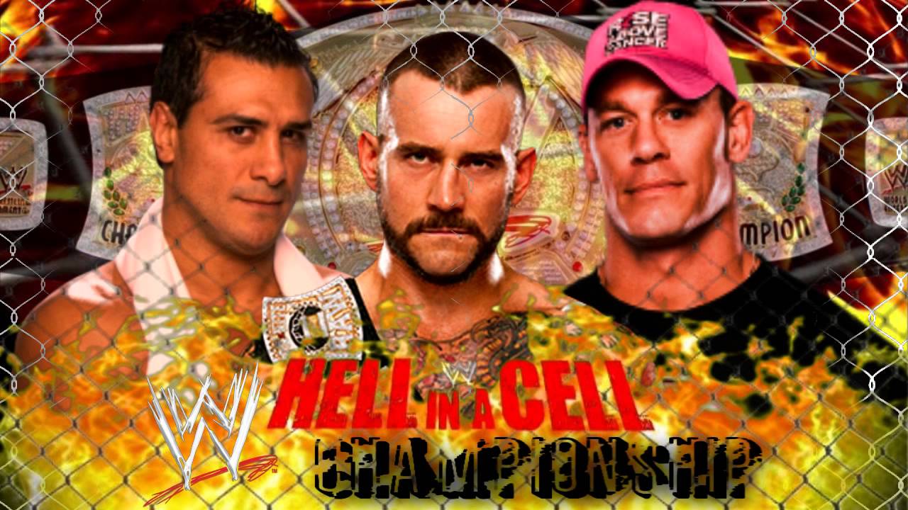 Hell in a Cell 2012 - Alberto Del Rio vs. CM Punk (c) vs. John Cena ...