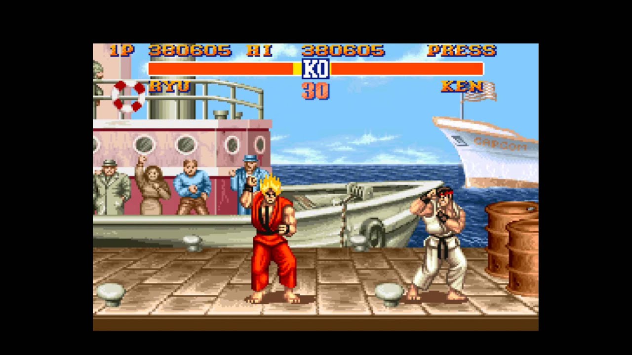 Street Fighter II SNES - Ryu vs. Ken - Hardest Setting - YouTube