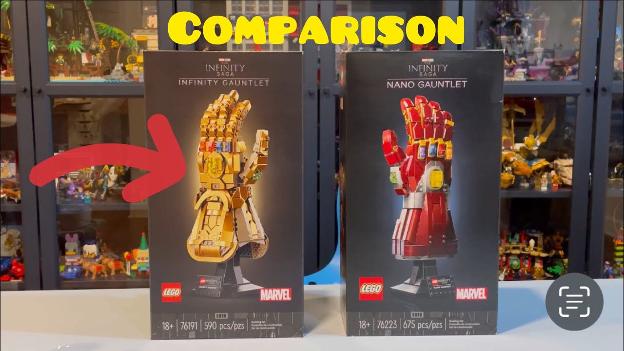 Lego Gauntlet Comparison!! Infinity VS Nano | Which is better?? - YouTube