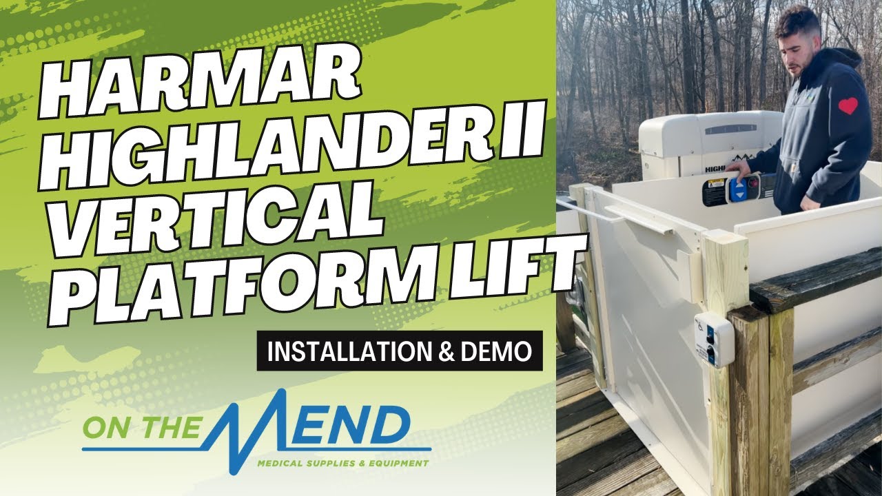 Highlander II Vertical Platform Lift (VPL 1000) Installation & Demo ...